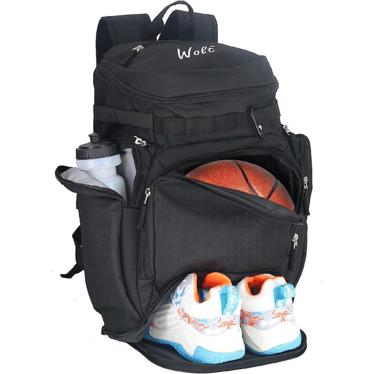 WOLT | Basketball Backpack Bag with Separate Ball Compartment and Shoes ...